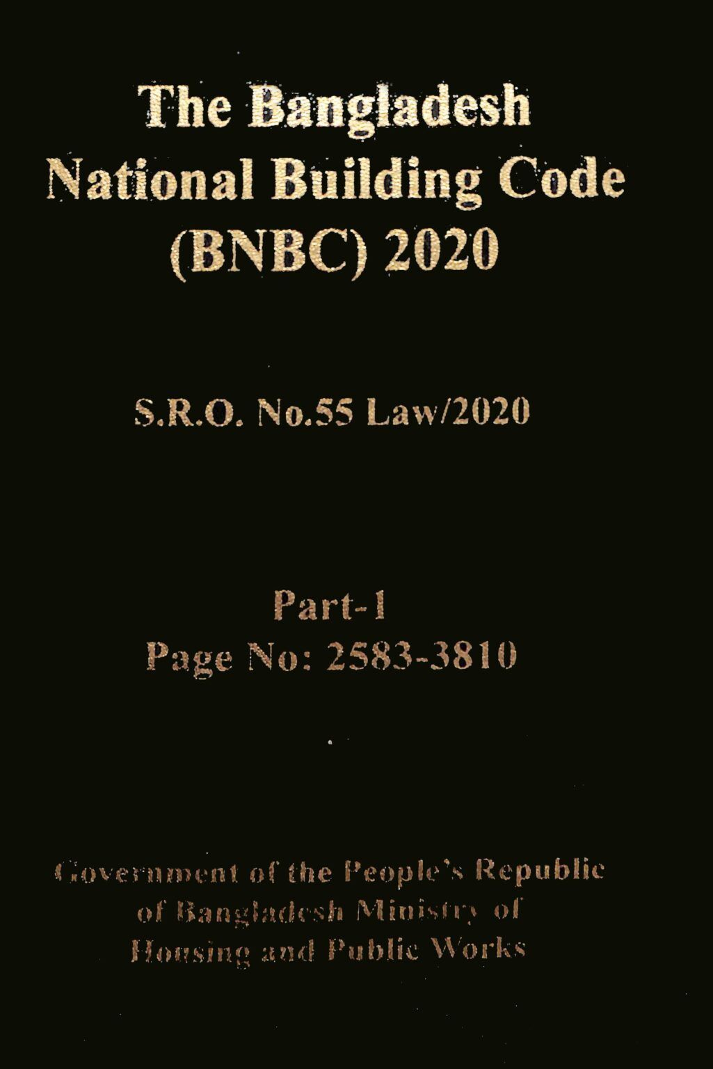The Bangladesh National Building Code (BNBC) 2020